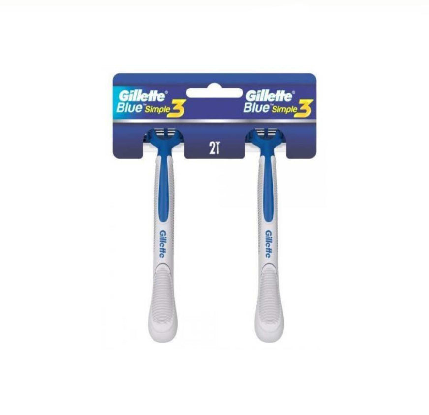 GILLETTE BLUE 3 SIMPLE 2CT – Ranger Wholesale