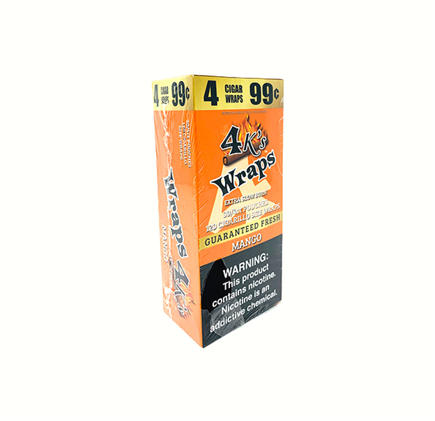 4 KING WRAPS 4/30CT MANGO – Ranger Wholesale