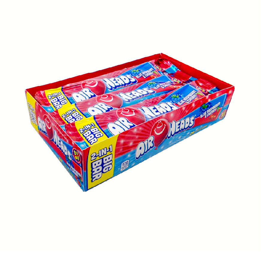 AIRHEADS BIG BAR 24CT-BLUE RAS – Ranger Wholesale