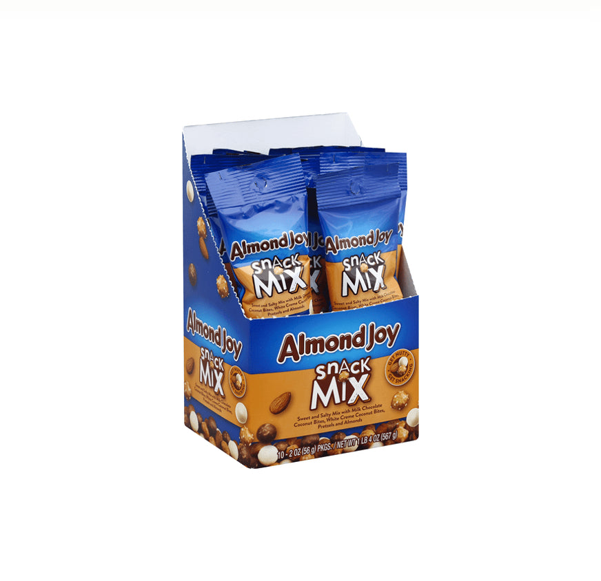 ALMOND JOY SNACK MIX TUBE 10ct – Ranger Wholesale