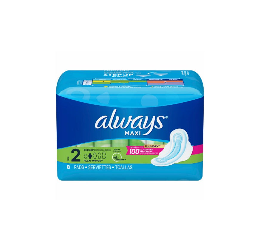 ALWAYS 3 IN 1 MAXI 8CT – Ranger Wholesale
