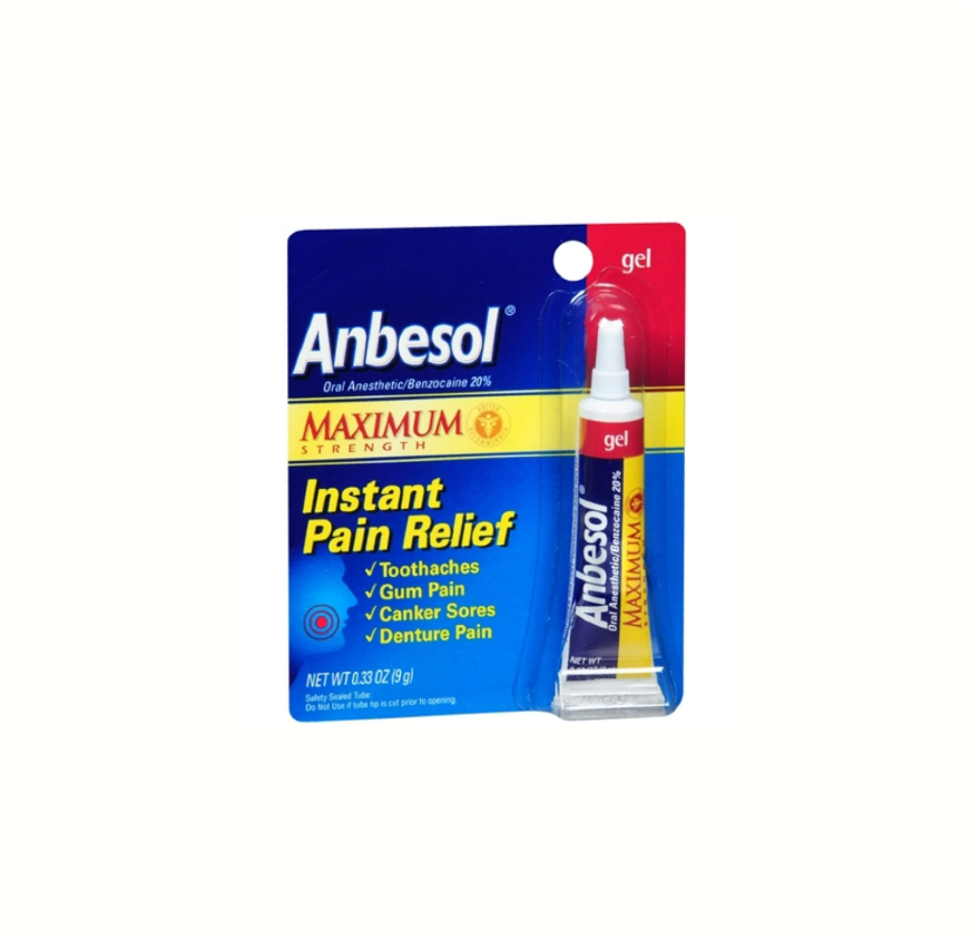 ANBESOL MAX STRENGTH GEL 0.33o – Ranger Wholesale