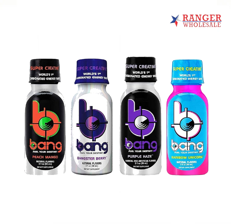 BANG SHOT 3OZ 24CT ALL FLAVOUR – Ranger Wholesale