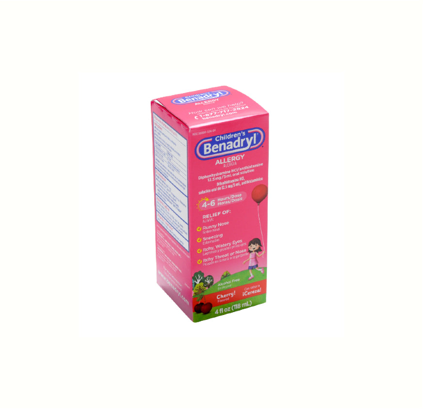 BENADRYL 4OZ BUBBLE GUM SINGLE – Ranger Wholesale
