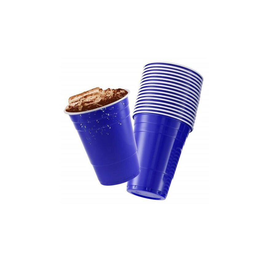 BLUE PLASTIC CUPS-15CT – Ranger Wholesale