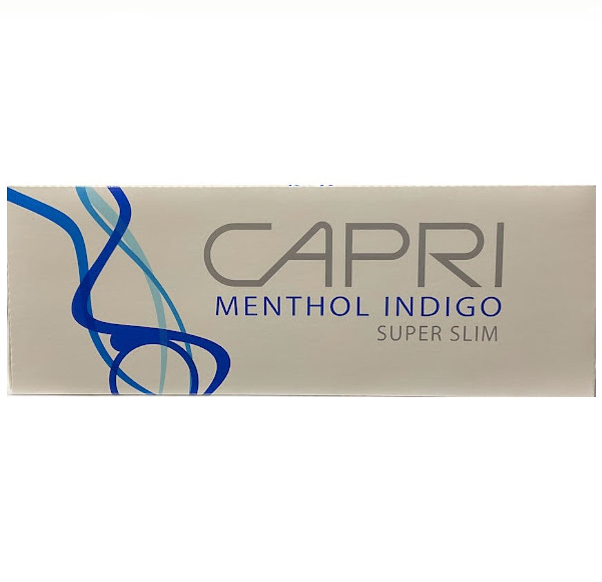 CAPRI INDIGO MENTHOL 100 BX – Ranger Wholesale
