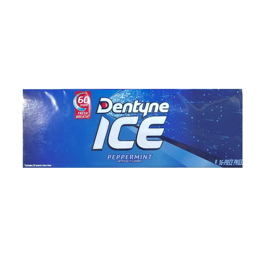DENTYNE ICE PEPPERMINT 16/9CT – Ranger Wholesale