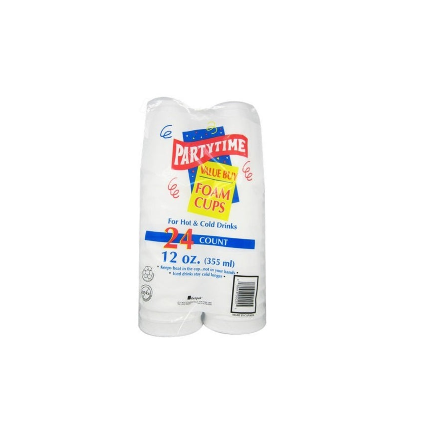 FORM CUPS PARTY TIME12OZ 24CT – Ranger Wholesale