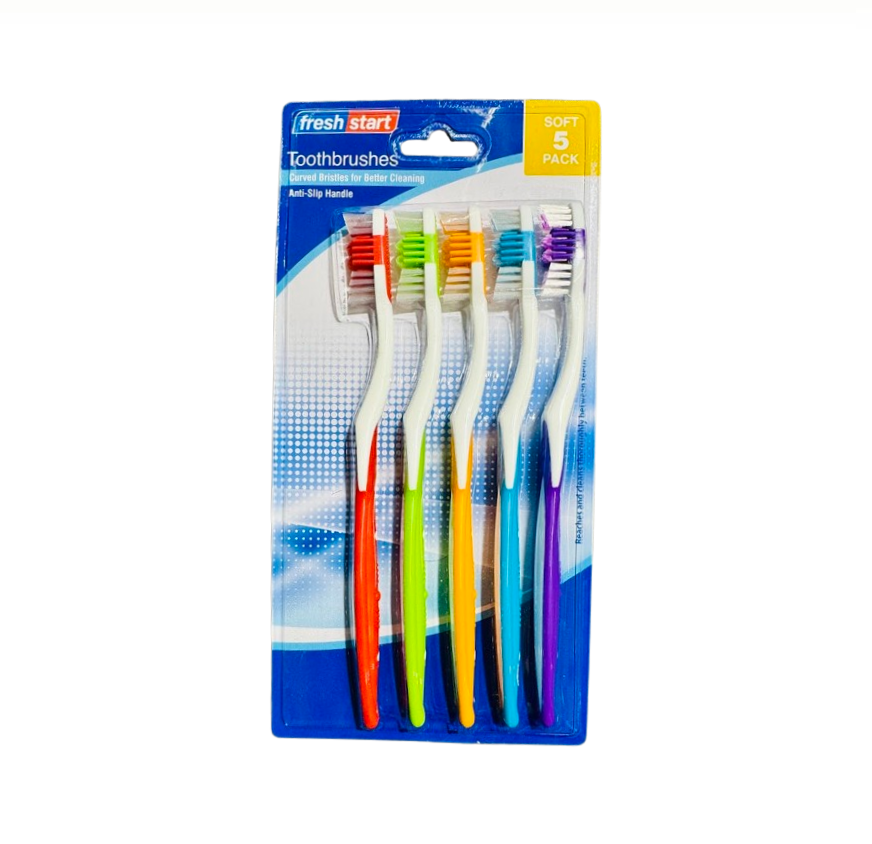 FRESH START TOOTHBRUSH 5CT – Ranger Wholesale