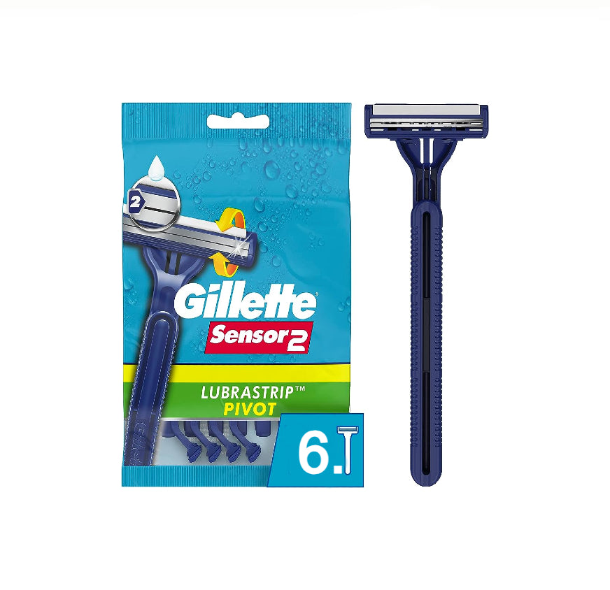 GILLETTE SENSOR 2 6CT – Ranger Wholesale