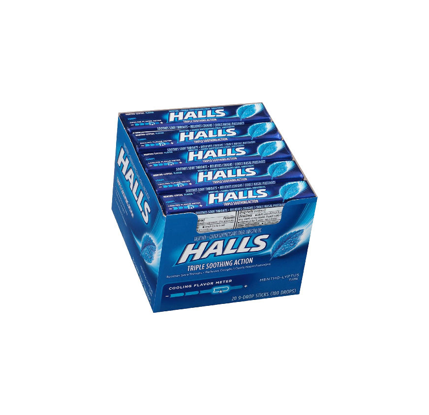 HALLS 20CT MENTHO-LYPTUS* – Ranger Wholesale