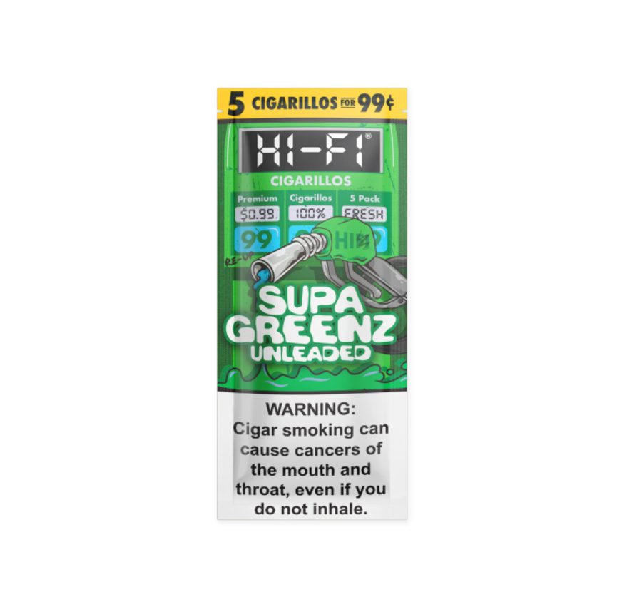 HI.FI SUPA GREEN 15/5PK 5/0.99 – Ranger Wholesale