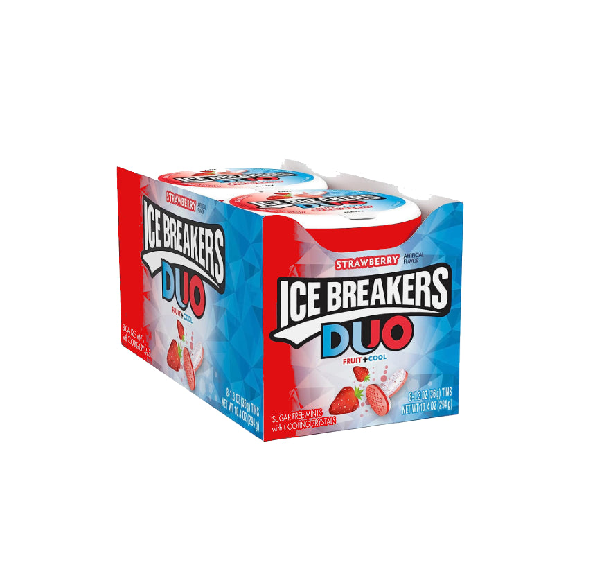 ICE BREAKERS DUO 8CT STRWBERRY – Ranger Wholesale
