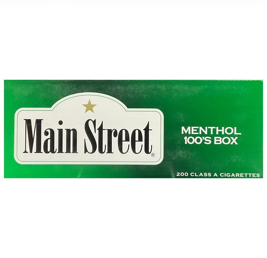 MAIN STREET MENTHOL 100BOX – Ranger Wholesale