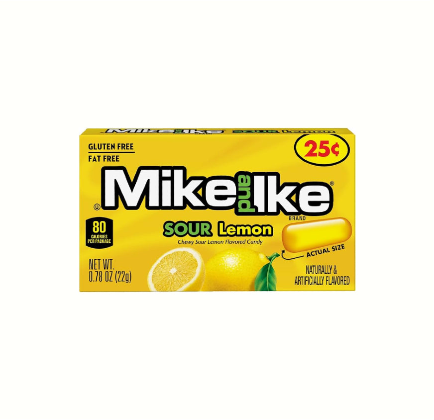 MIKE&IKE 3/99 SOUR LEMON 24CT – Ranger Wholesale