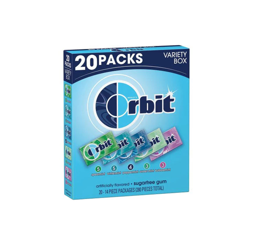 ORBIT VARIETY PACK 20CT – Ranger Wholesale
