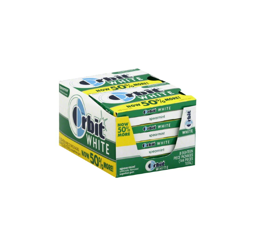 ORBIT WHITE 50% MORE 8CT- SPEA – Ranger Wholesale