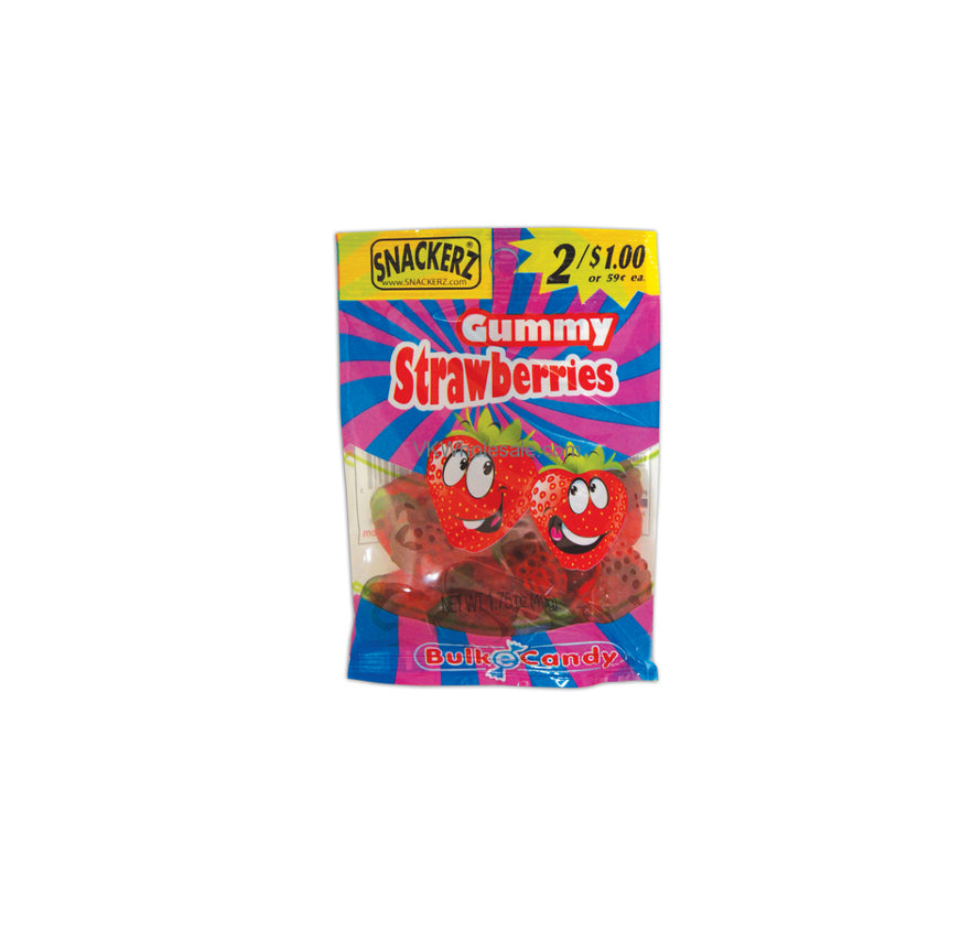 SNACKERZ 2/$1 GUMMY STRAWBERY – Ranger Wholesale