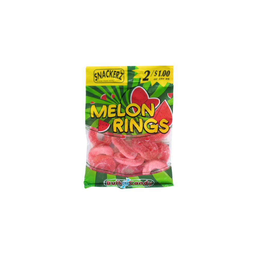 SNACKERZ 2/$1 MELON RINGS – Ranger Wholesale