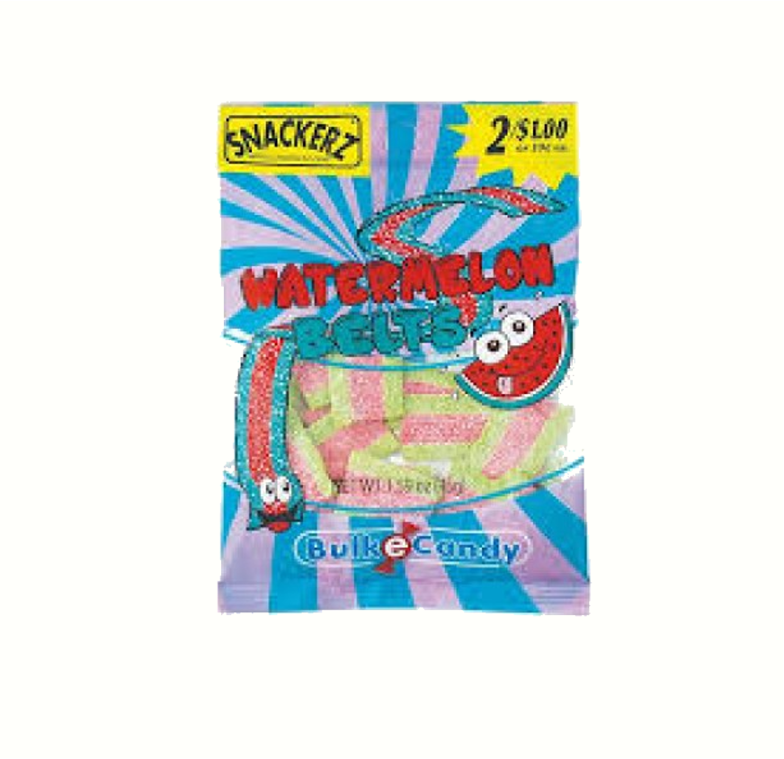 SNACKERZ 2/$1 WATERMELON BELTS – Ranger Wholesale