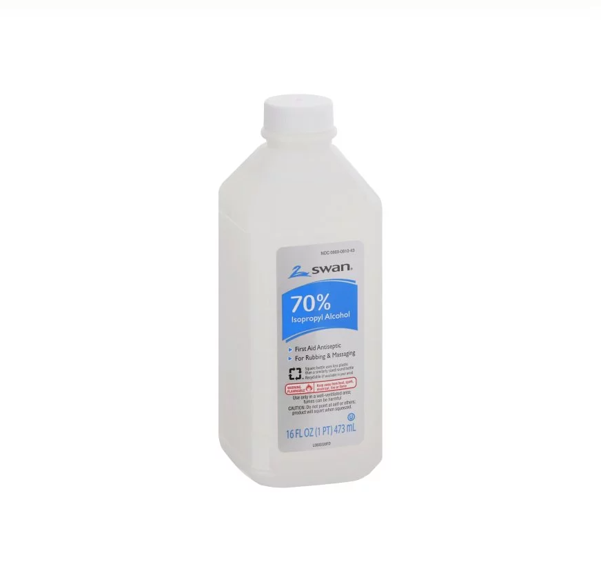 SWAN 70% ALCOHOL RUBBING 16OZ – Ranger Wholesale