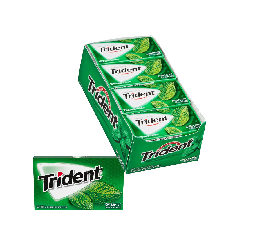 TRIDENT 28STICKS/6CT SPEARMINT – Ranger Wholesale