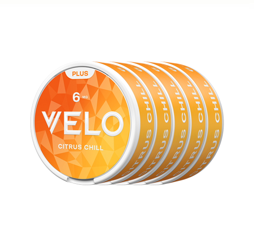 VELO PLUS CITRUS CHILL 6MG 5PK – Ranger Wholesale