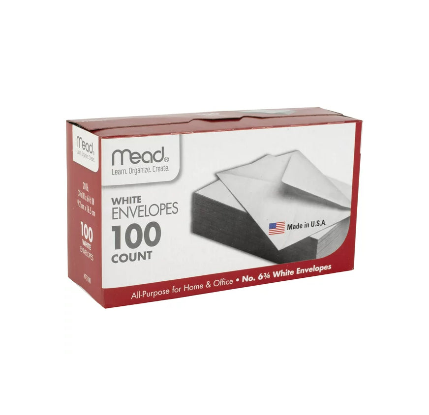 WHITE ENVELOPES #6 100CT – Ranger Wholesale
