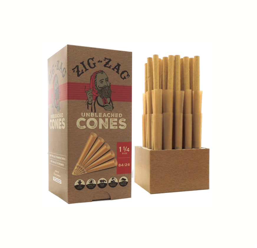 ZIG ZAG UNBLEACH CONE 11/4 900 – Ranger Wholesale