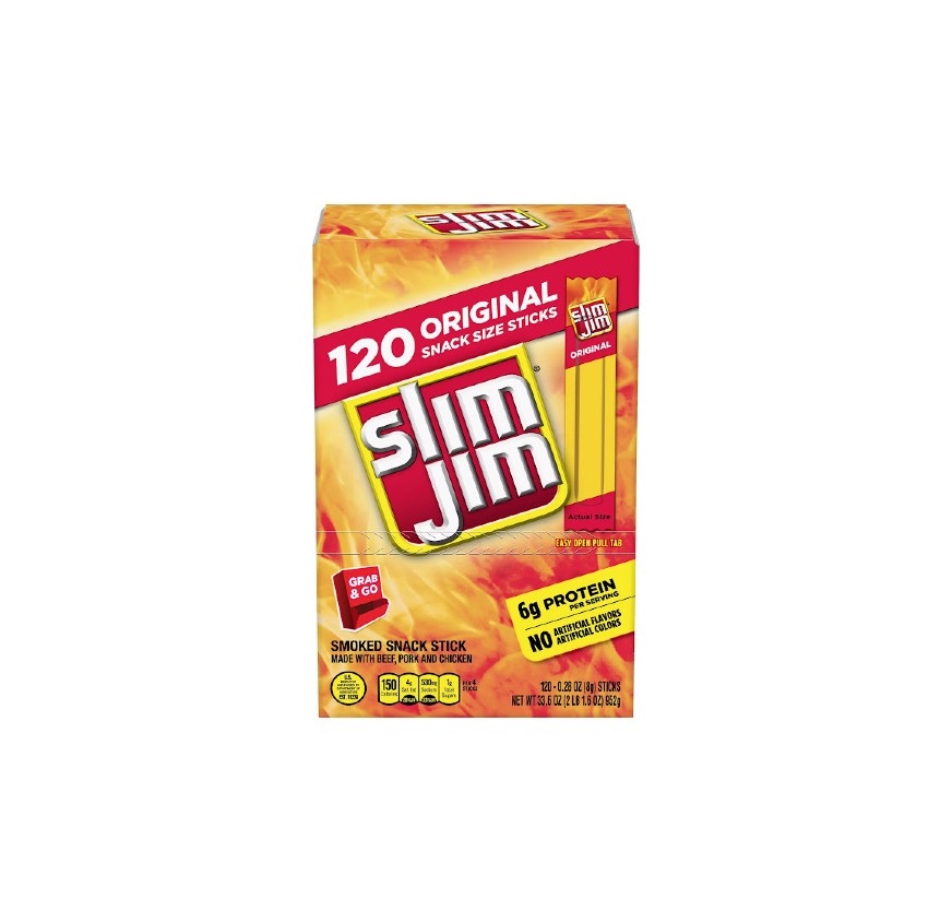 SLIM JIM 2/0.89 ORIGINAL 120CT – Ranger Wholesale