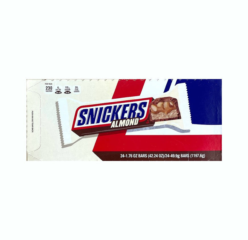 SNICKERS ALMOND SM 24CT – Ranger Wholesale