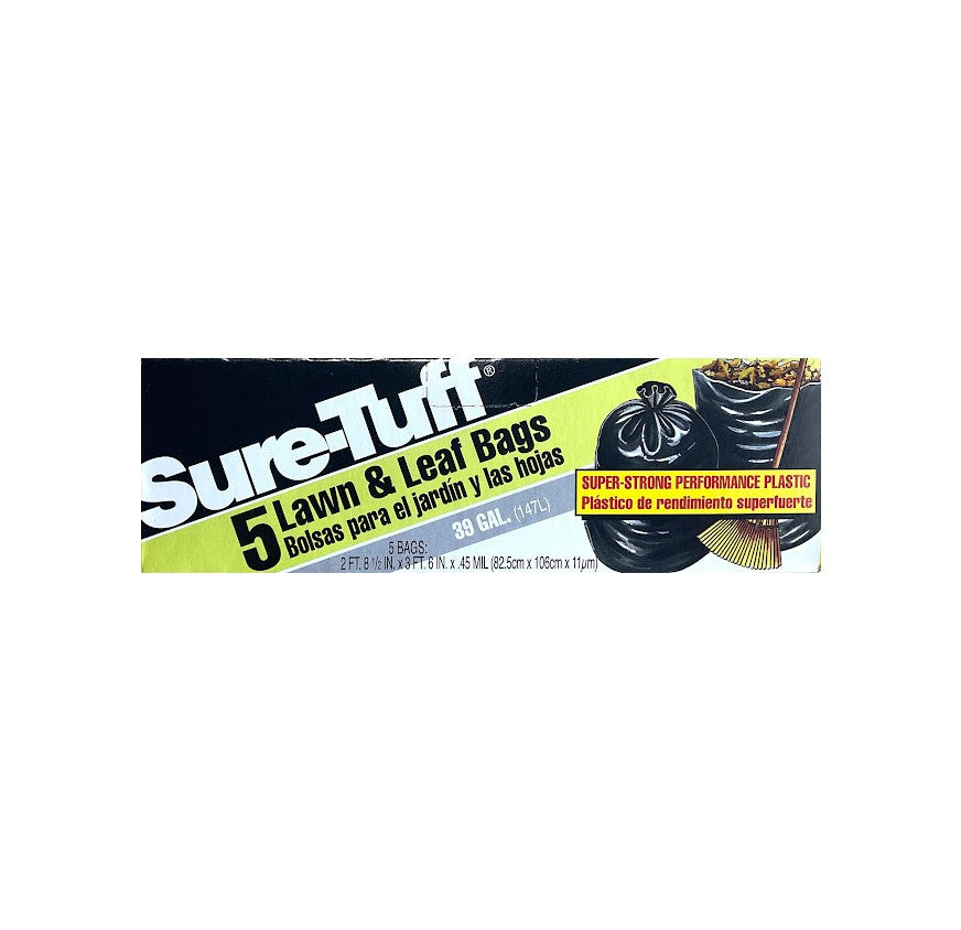 SURE-TUFF 39G TRASH BAG-5CT – Ranger Wholesale